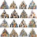Cat Pyramid Clipart Bundle, 16 High-quality JPG, Craft Art, Card Making ...