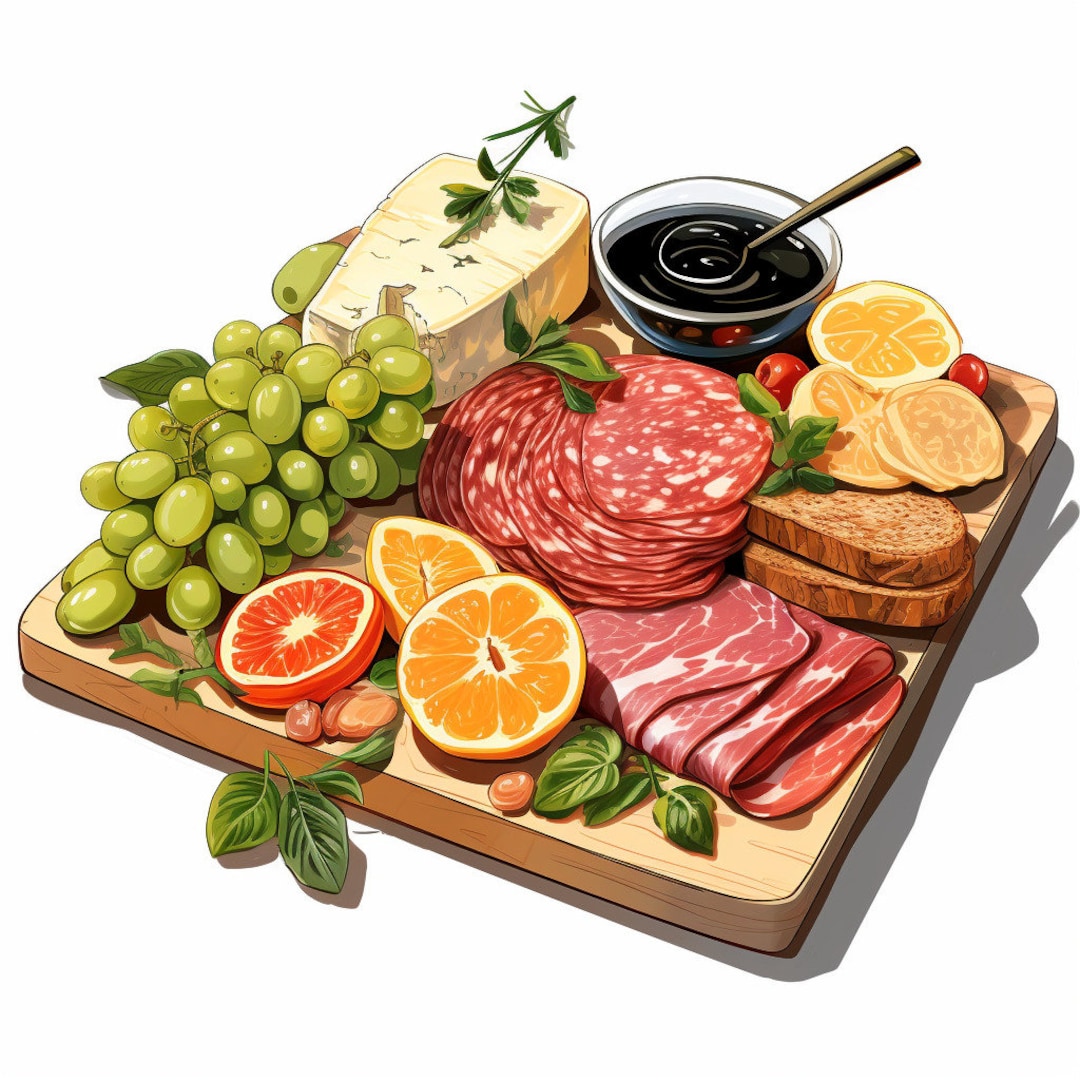14 Charcuterie Clipart Bundle High-quality JPG Kitchen Art - Etsy