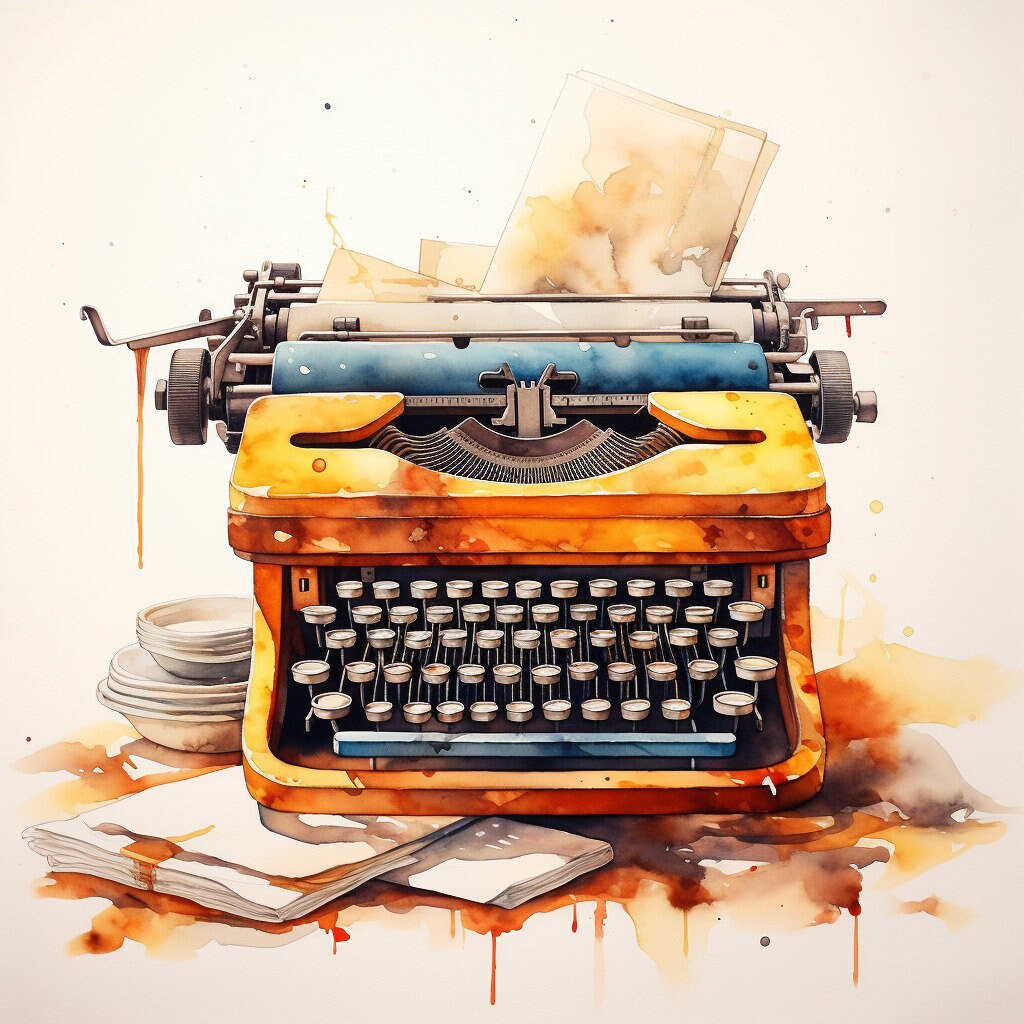 14 Typewriter Clipart Bundle High-quality JPG Office Art - Etsy