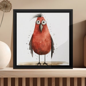 14 Silly Funny Cardinal Bird Clipart Bundle, JPG, Card Making, Clip Art ...