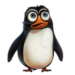 16 Quirky Penguin Cute Adorable Sassy Bundle, High-quality JPG, Craft ...