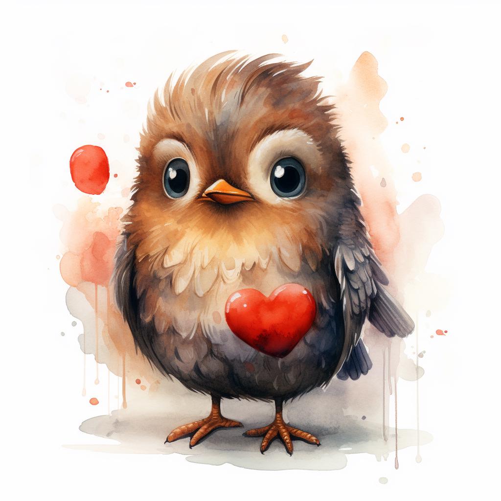 16 Valentine Robin Bird Clipart Bundle, High-quality JPG, Craft Art ...