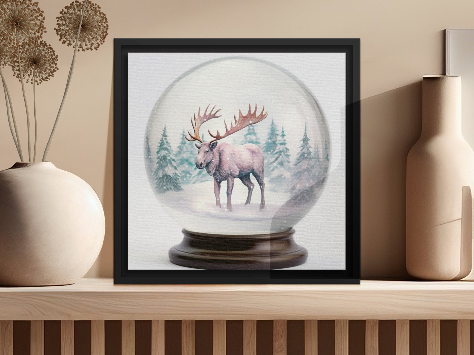 16 Wild Animal Snow Globes Clipart Bundle, JPG, Card Making, Clip Art ...