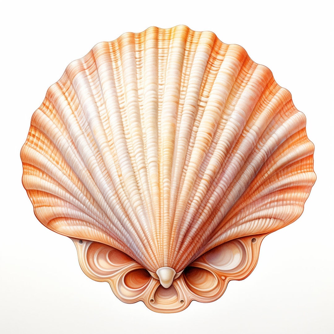 Sea Shells Clipart Bundle, High-quality JPG, Craft Art, Card Making ...