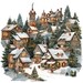 16 Christmas Village Clipart Bundle, 16 High-quality JPG, Craft Art ...