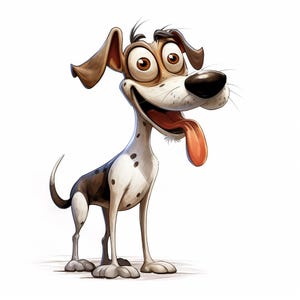 18 Cute Funny Silly Thin Dogs Clipart Bundle, JPG, Card Making, Clip ...