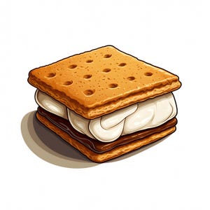 14 Smores Clipart Bundle, High-quality JPG, Kitchen Art, Card Making ...
