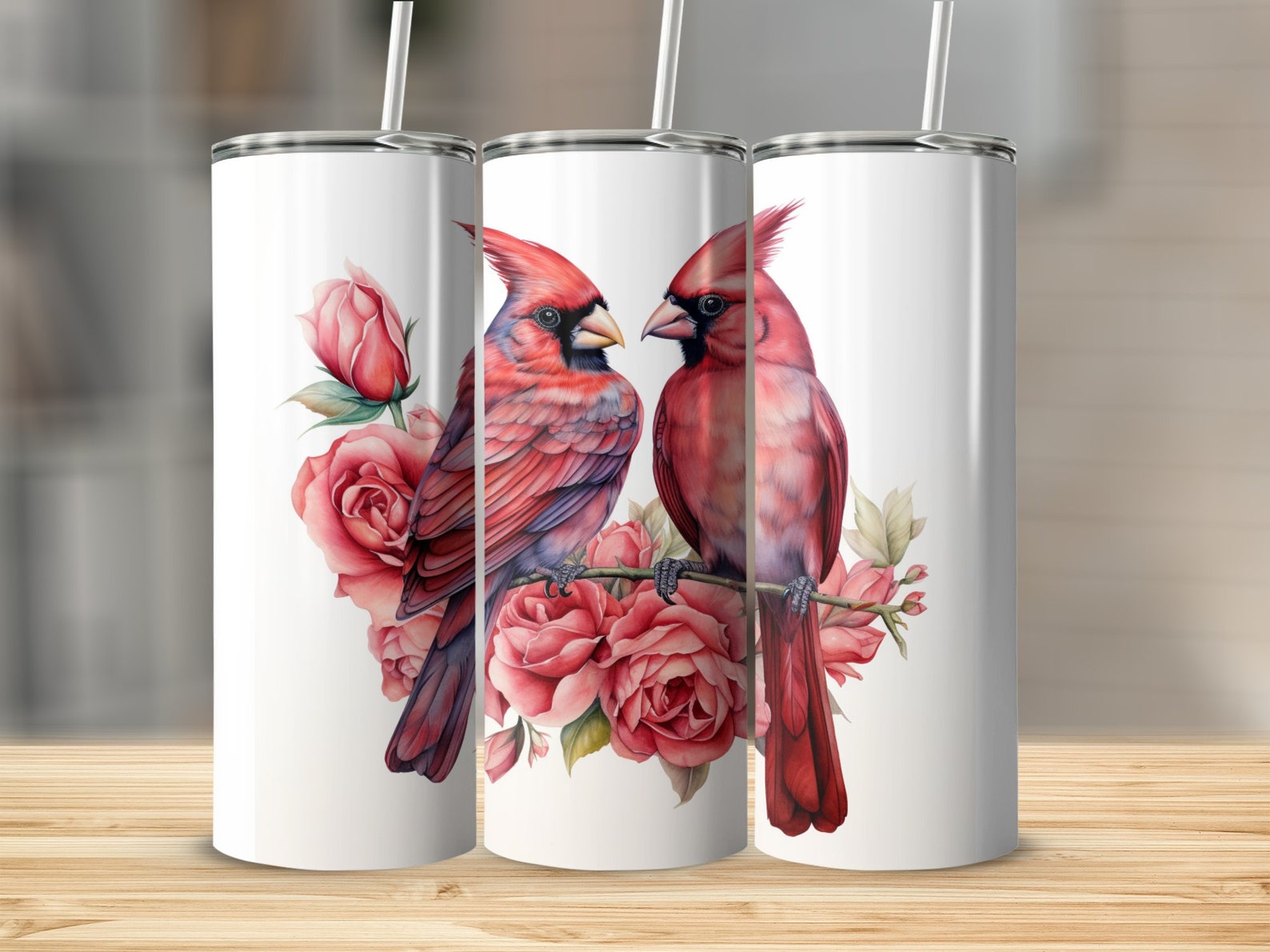 14 Cardinal Friends Flowers Clipart Bundle, High-quality JPG ...