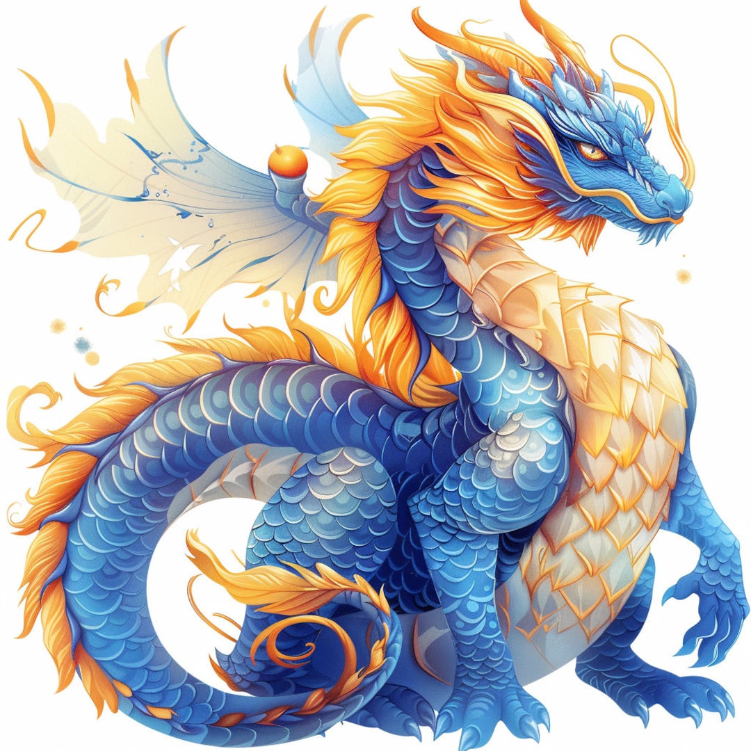 Fierce Dragon Clipart Bundle, 15 High-quality JPG, Craft Art, Card ...