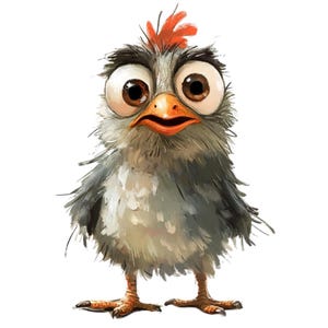 Chicken Cartoon Silly Clipart Bundle 15 Transparent PNG Download, Card ...