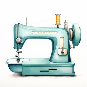 14 Sewing Notions Clipart Bundle, High-quality JPG, Craft Art, Card ...