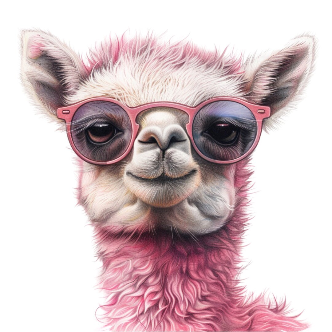 Animal Wearing Sunglasses, Clipart Bundle, 16 High-quality JPG, Craft ...