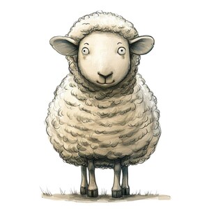 15 Silly Sheep Clipart Bundle, 15 High-quality JPG, Craft Art, Card ...