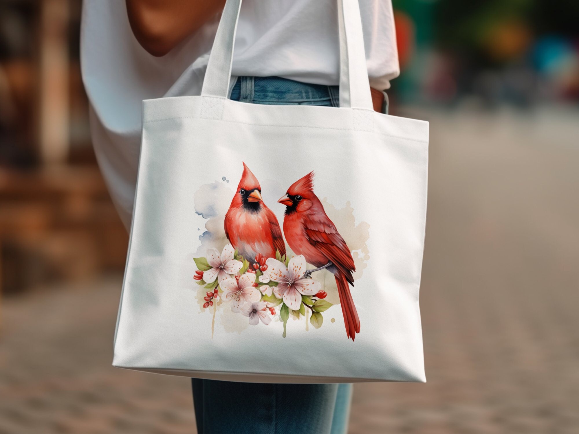 14 Cardinal Friends Flowers Clipart Bundle, High-quality JPG ...