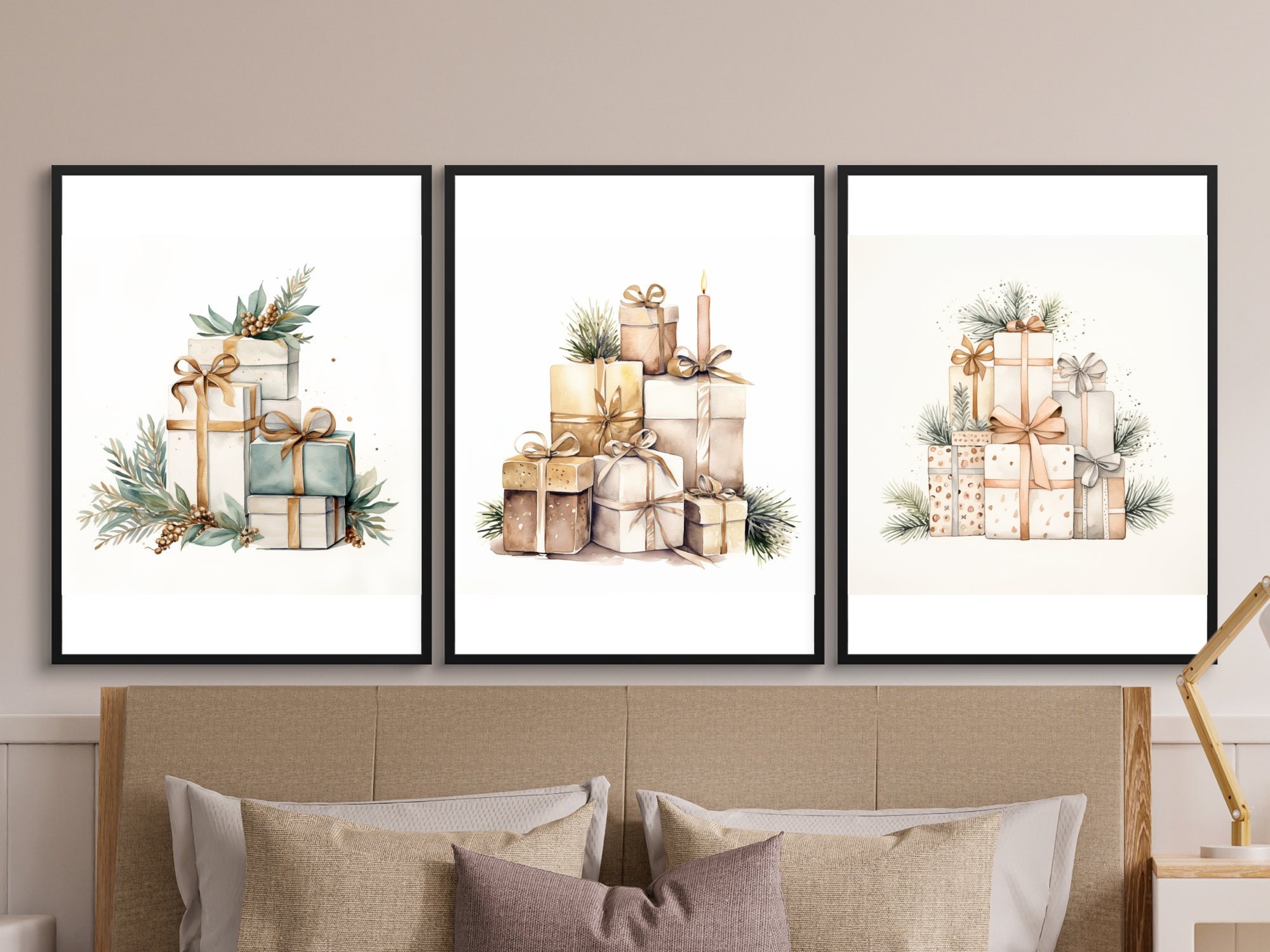 13 Boho Wrapped Presents Gift Clipart Bundle High-quality - Etsy