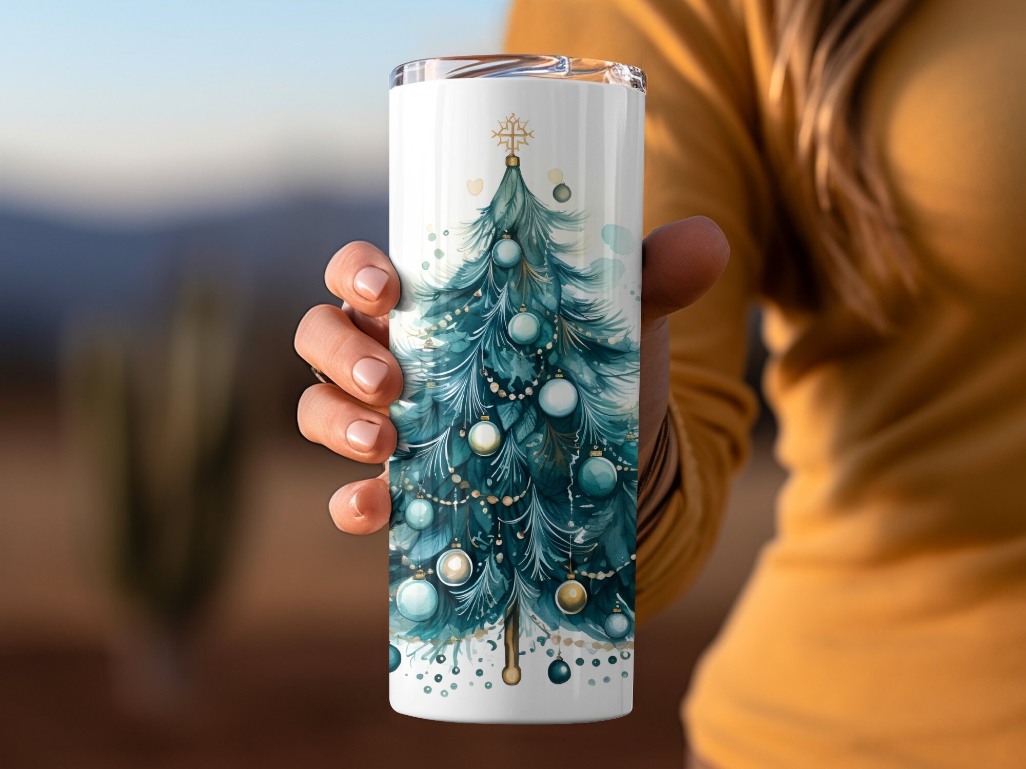 14 Boho Teal Christmas Tree Clipart Bundle High-quality JPG - Etsy