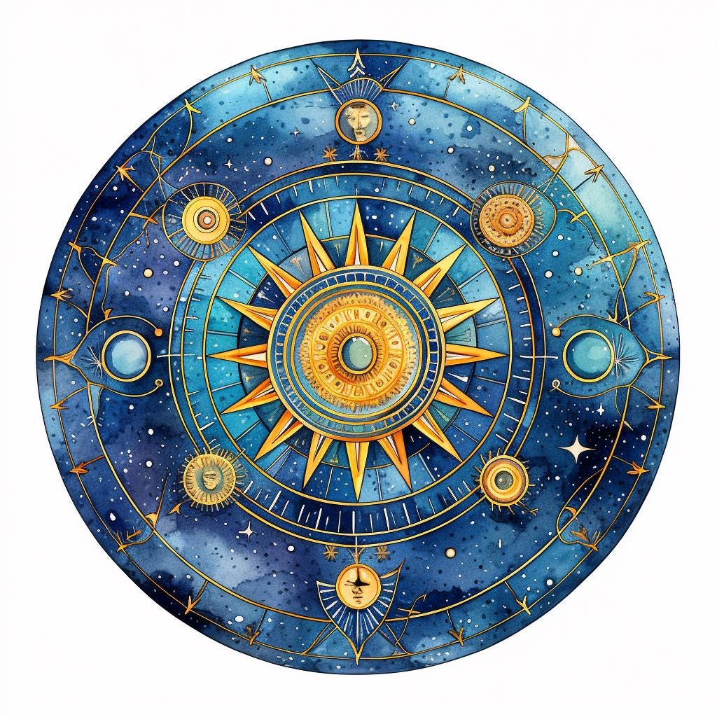16 Cosmic Mandala Clipart Bundle, High-quality JPG, Craft Art, Card ...