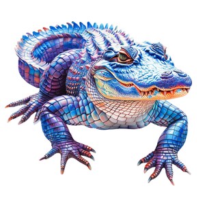 16 Colorful Alligator Clipart Bundle, 16 High-quality JPG, Craft Art ...