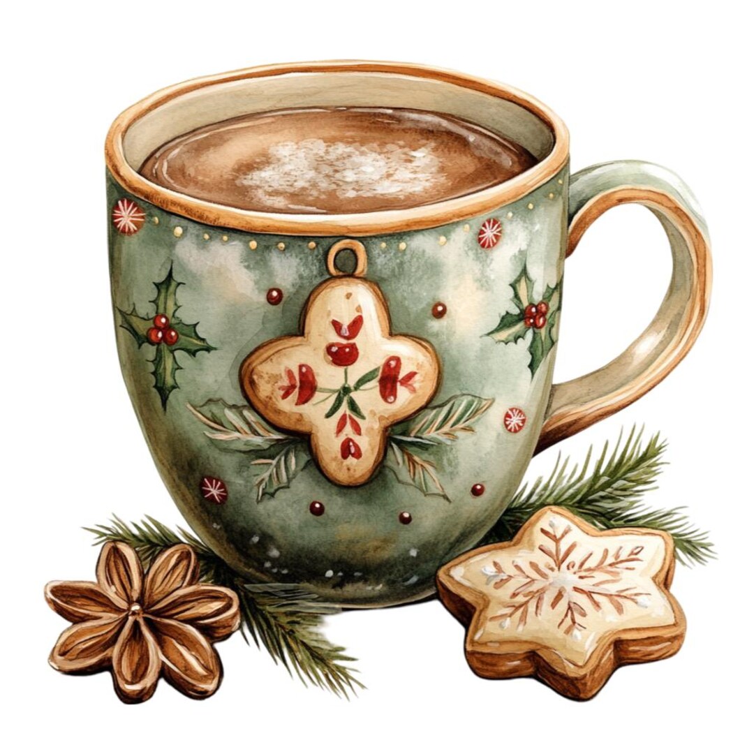 Hot Coco Mug With Cookies Clipart Bundle 14 Transparent PNG Download ...
