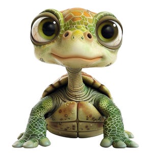 16 Quirky Turtle Adorable Cute Sassy Clipart Bundle, 16 High-quality ...