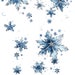 16 Blue and Silver Snowflakes Falling Clipart Bundle, High-quality JPG ...