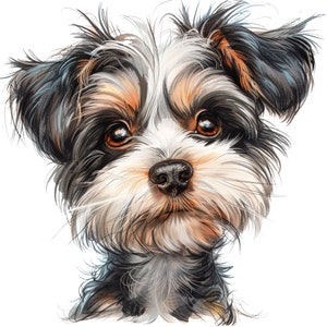 16 Crazy Wild Hair Dog Clipart Bundle, 16 High-quality JPG, Craft Art ...