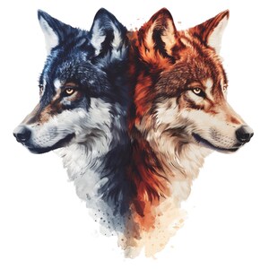 Wolf Pack Clipart Bundle, 12 High-quality JPG, Craft Art, Card Making ...