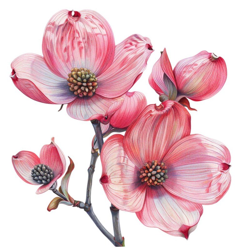 16 Dogwood Tree Flower Clipart Bundle 16 Transparent PNG Download, Card ...