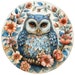 Vintage Floral Owl in Round Circle Clipart Bundle, 16 High-quality JPG ...