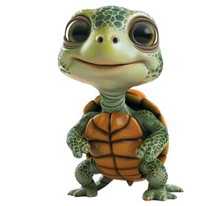 16 Quirky Turtle Adorable Cute Sassy Clipart Bundle, 16 High-quality ...