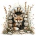 Fox House Den Clipart Bundle, 16 High-quality JPG, Craft Art, Card ...