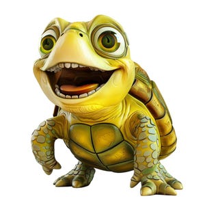 16 Quirky Turtle Adorable Cute Sassy Clipart Bundle, 16 High-quality ...