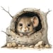 14 Mouse House Den Clipart Bundle, 14 High-quality JPG, Craft Art, Card ...