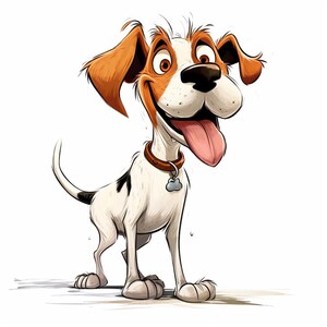 18 Cute Funny Silly Thin Dogs Clipart Bundle, JPG, Card Making, Clip ...