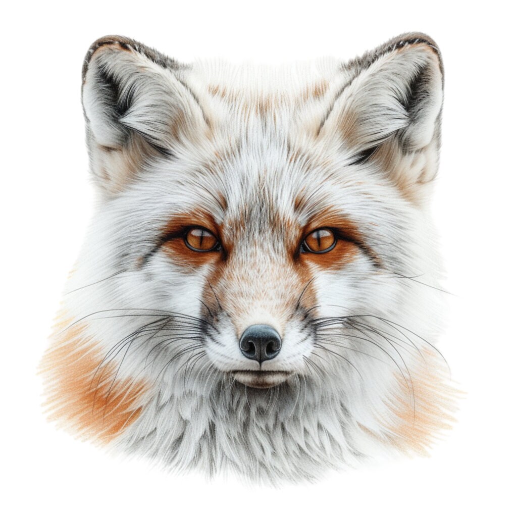 Serious Fox Head Clipart Bundle, 15 High-quality JPG, Craft Art, Card ...