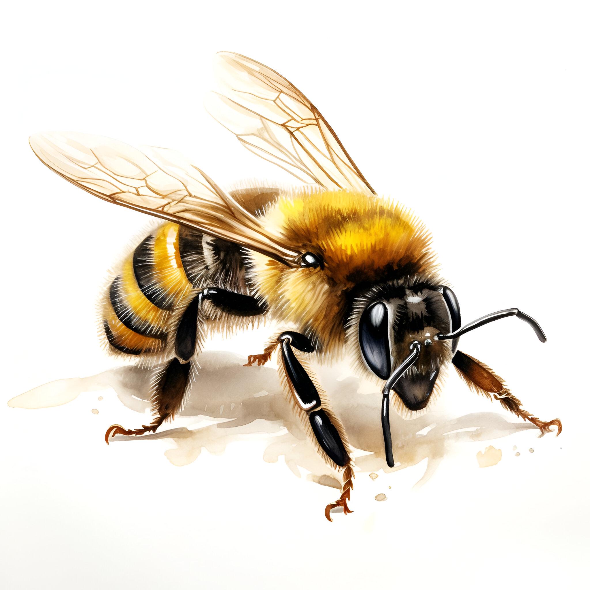 Bumblebee Bee Clipart Bundle, High-quality JPG, Craft Art, Card Making ...