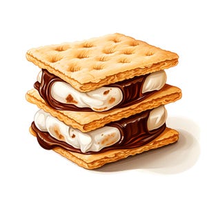 14 Smores Clipart Bundle, High-quality JPG, Kitchen Art, Card Making ...