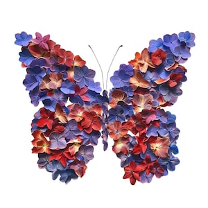 Butterfly Flower Floral Clipart Bundle,16 High-quality JPG, Craft Art ...