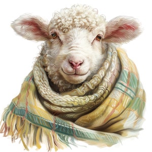 16 Sheep in a Blanket Clipart Bundle, 16 High-quality JPG, Craft Art ...