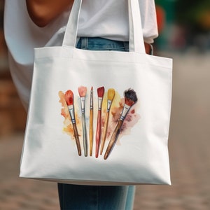 14 Paint Brushes and Sets Clipart Bundle, High-quality JPG, Craft Art ...