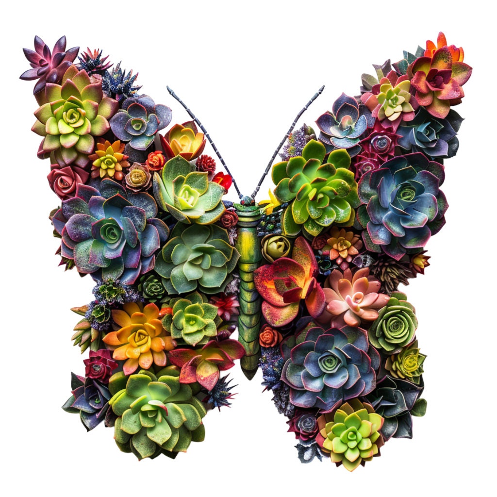 Butterfly Flower Floral Clipart Bundle,16 High-quality JPG, Craft Art ...