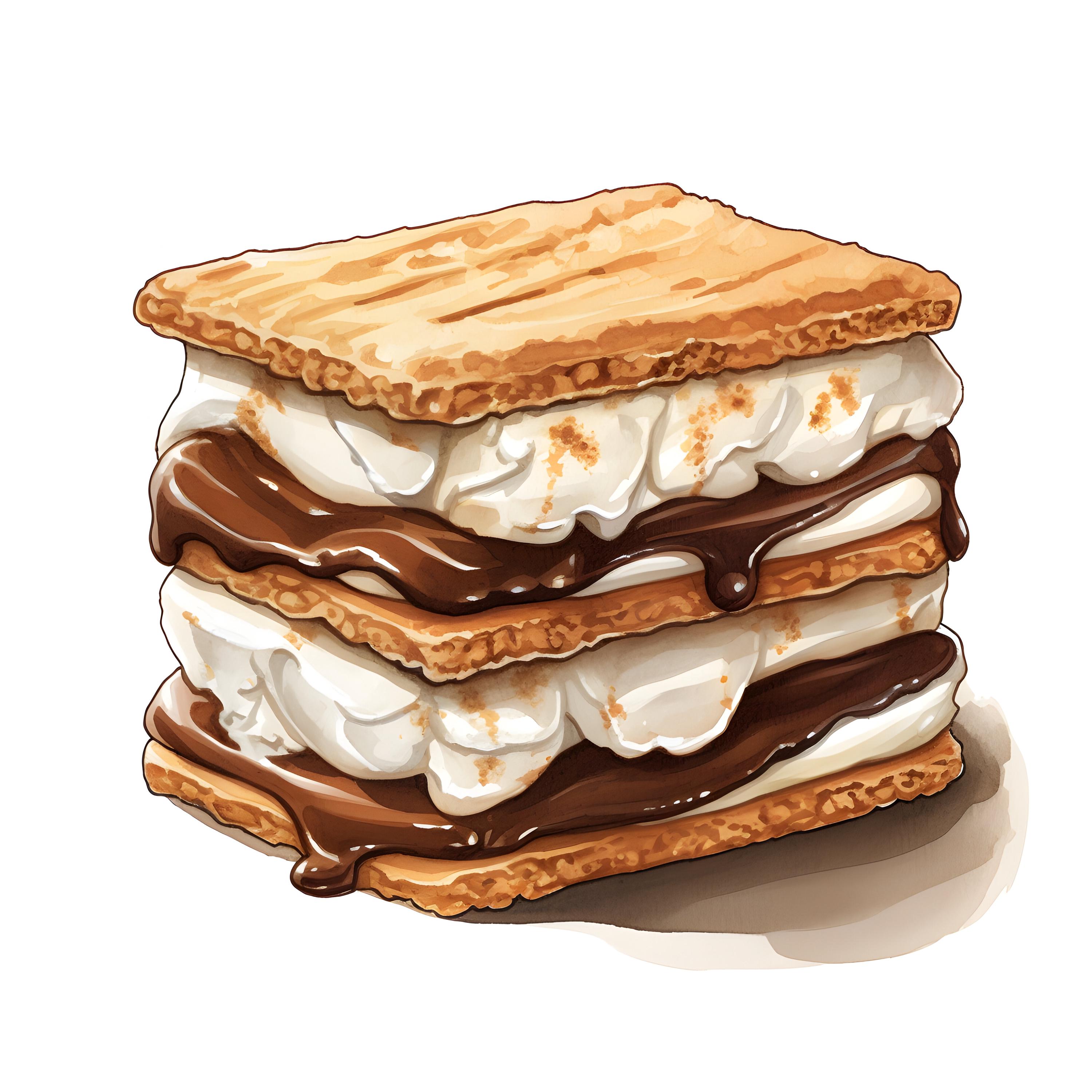 14 Smores Clipart Bundle, High-quality JPG, Kitchen Art, Card Making ...