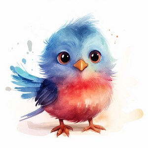 21 Cute Adorable Birds Clipart Bundle, JPG, Card Making, Clip Art ...