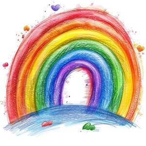 16 Beautiful Rainbow Clipart Bundle, 16 High-quality JPG, Craft Art ...