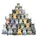 Cat Pyramid Clipart Bundle, 16 High-quality JPG, Craft Art, Card Making ...