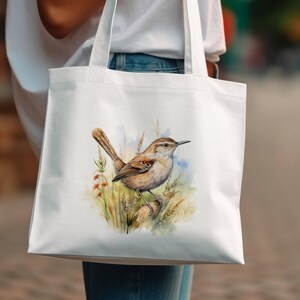 Wren Bird in Grass Clipart Bundle, High-quality JPG, Craft Art, Card ...