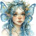 Blue Fairy Princess Clipart Bundle, 16 High-quality JPG, Craft Art ...