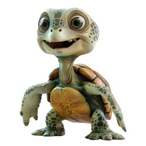 16 Quirky Turtle Adorable Cute Sassy Clipart Bundle, 16 High-quality ...