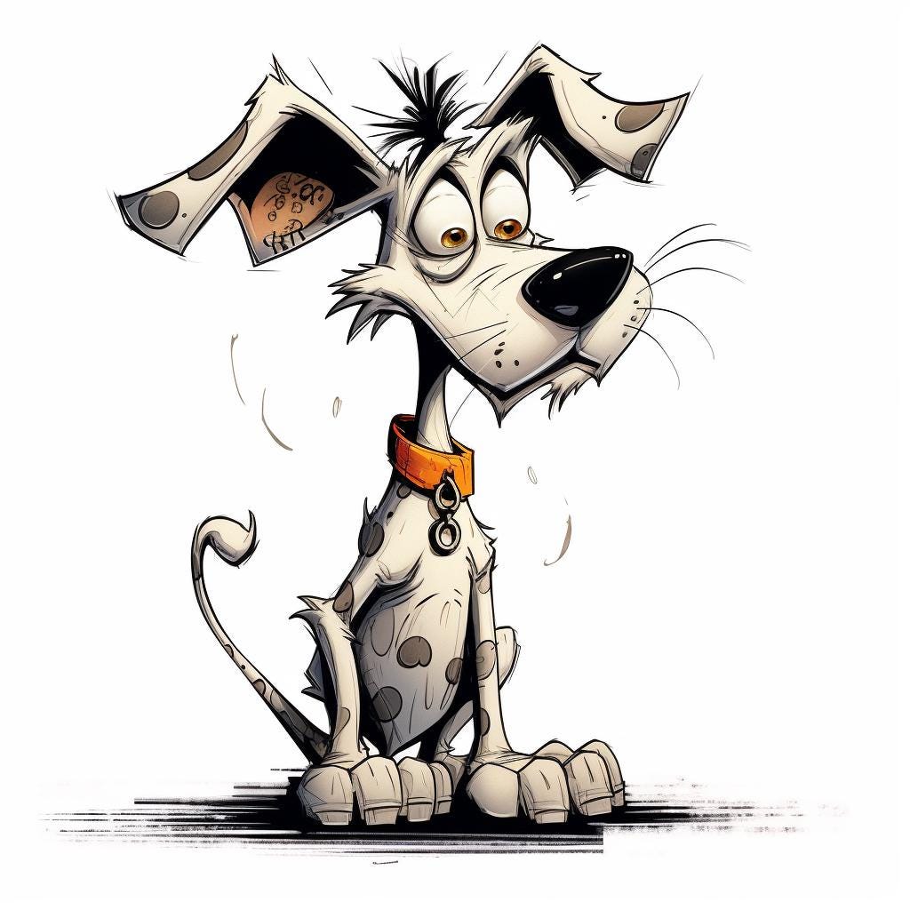 18 Cute Funny Silly Thin Dogs Clipart Bundle, JPG, Card Making, Clip ...