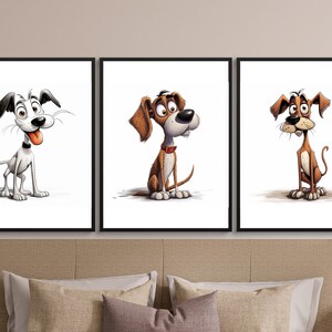 18 Cute Funny Silly Thin Dogs Clipart Bundle, JPG, Card Making, Clip ...